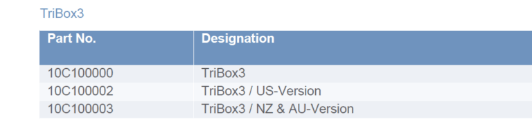 TriBox3 - TriOS Mess- und Datentechnik GmbH